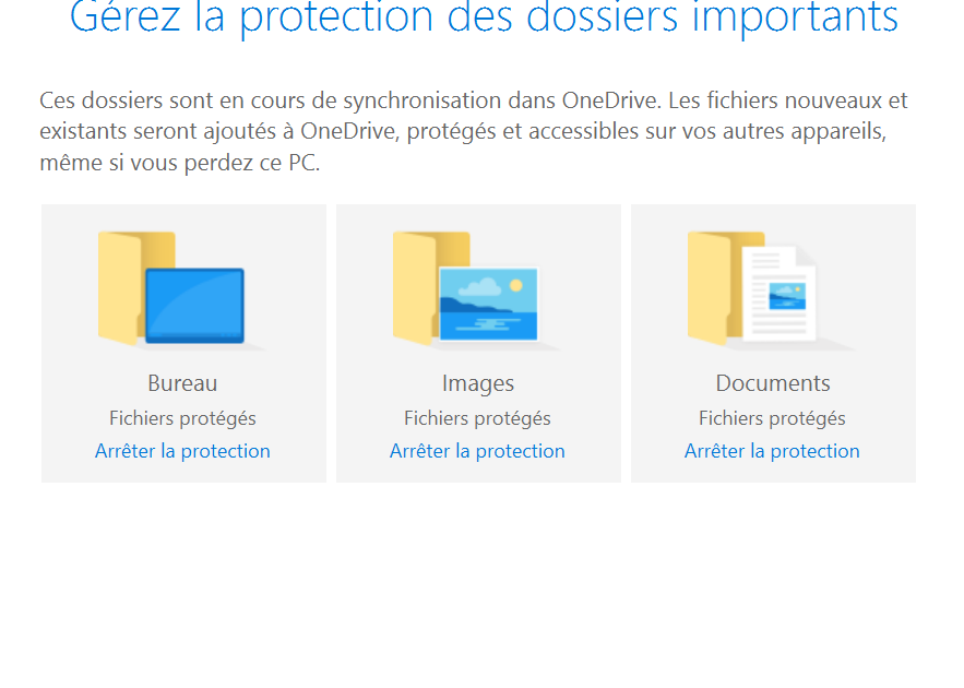 Protection des dossiers importants avec OneDrive - Silicom